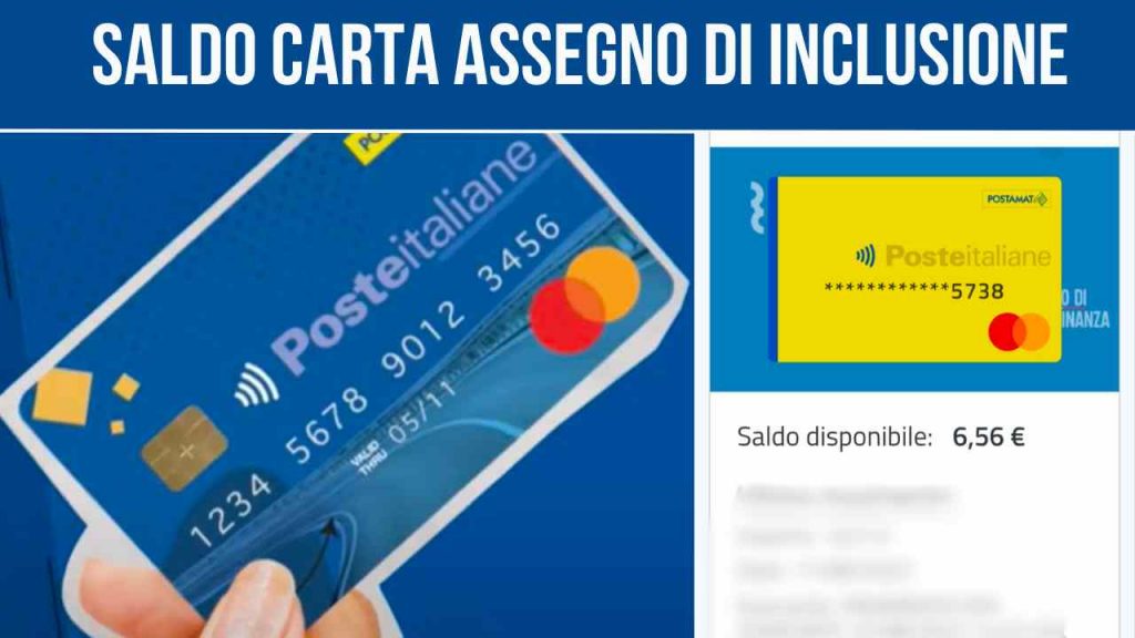 Assegno di inclusione, come controllare il saldo sulla carta: tre modi